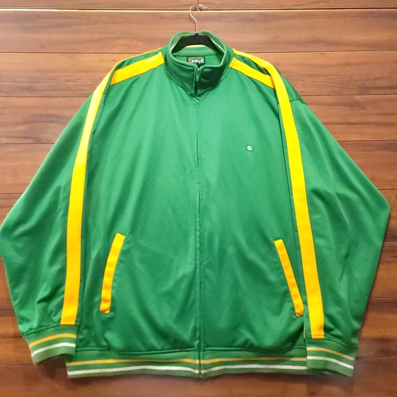 South Pole | Jackets & Coats | Vintage South Pole Track Jacket Green Full Zip Hip Hop Mens Sz ...